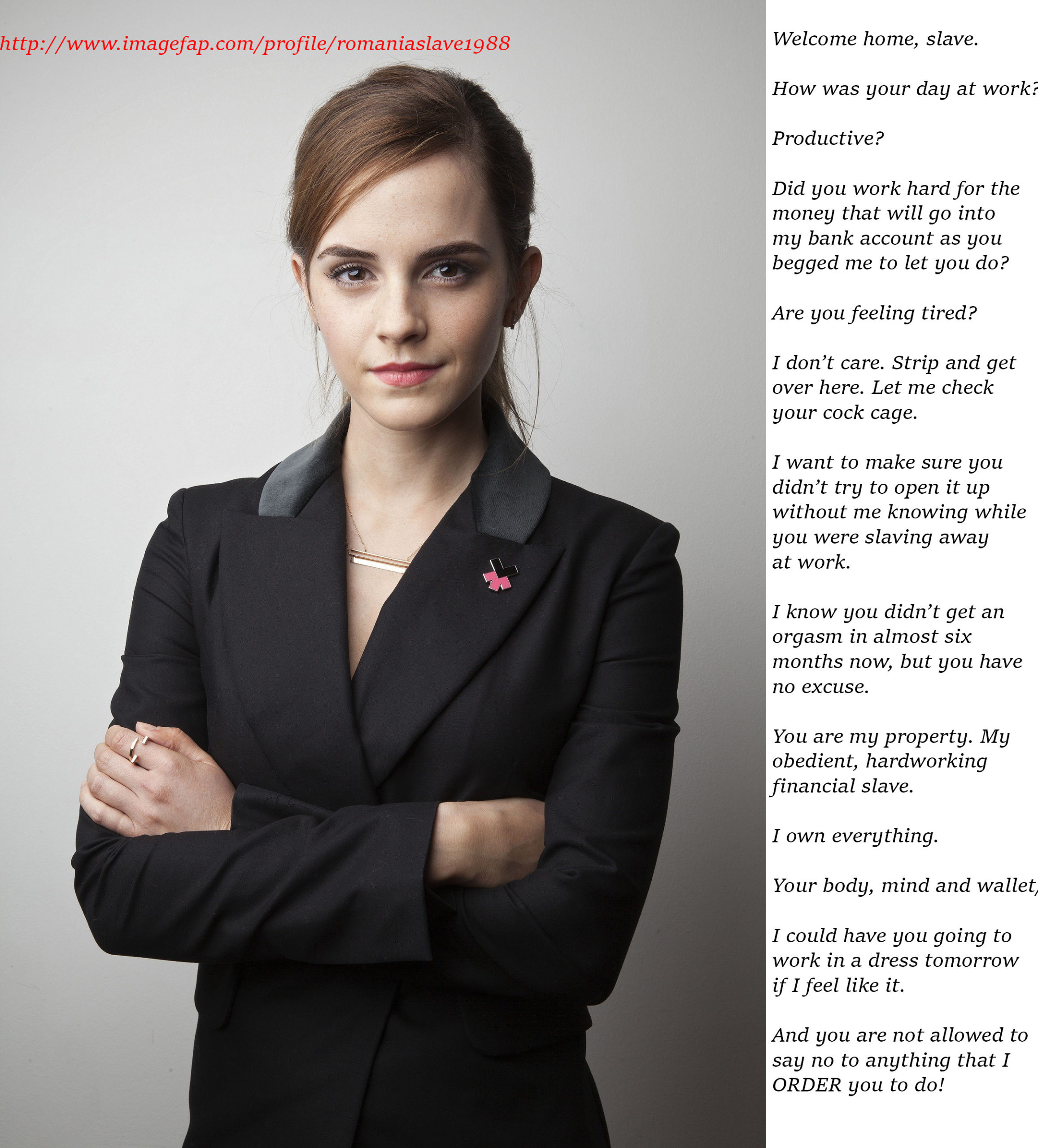 More Emma Watson Captions ~ Celebrity Femdom – Rule 34 Femdom Club