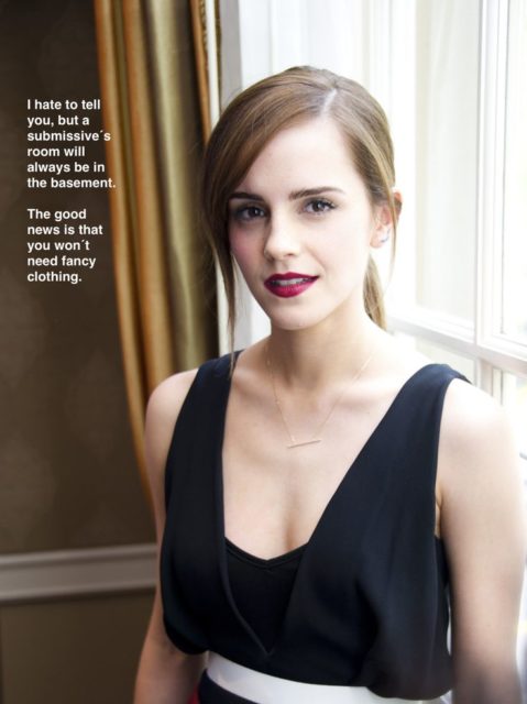 More Emma Watson Captions ~ Celebrity Femdom Rule 34 Femdom Club